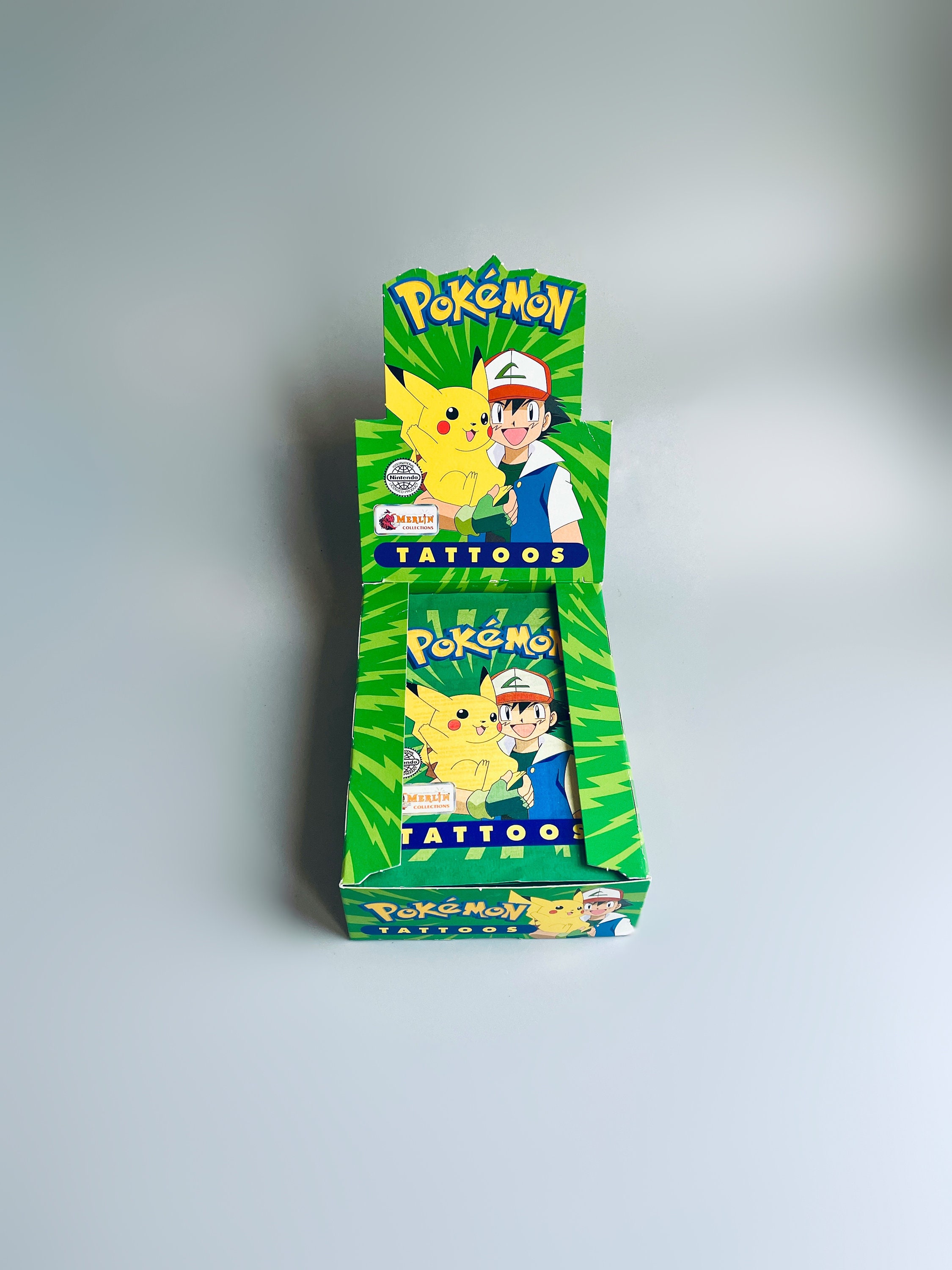 90's Pokemon Merlin Temporary Tattoos, Original Vintage Pokemon ...
