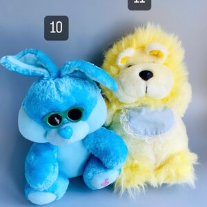 80's Plush Neon Teddies, CHOOSE YOUR OWN, Colourful 80's 90's Bears ...