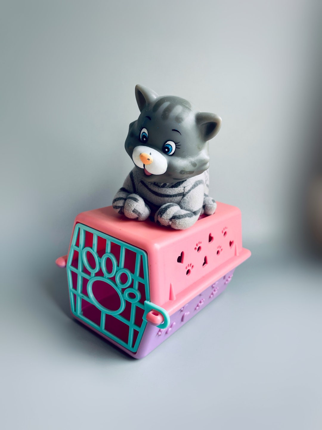 90's Pound Kitty Type, Simba Toys, Simba Cat in Carrier, Pet Care Play ...