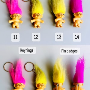Small Russ Trolls, Dam Trolls | CHOOSE YOUR TROLL | Mini Troll Pencil ...