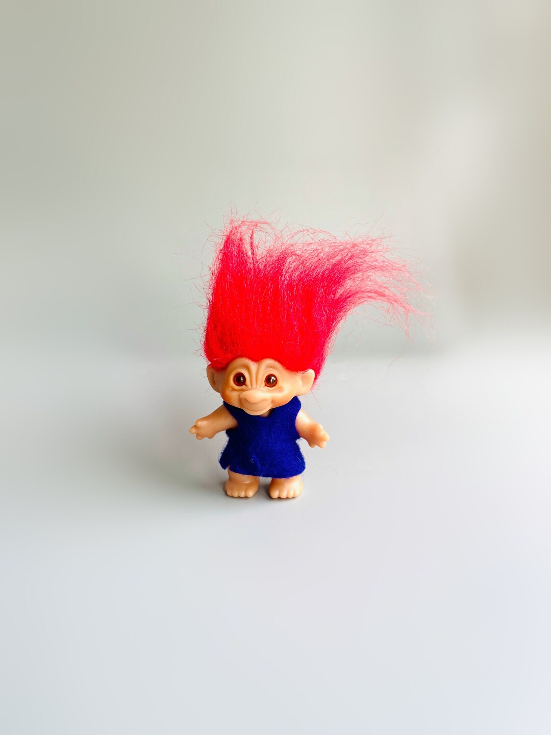 Vintage Dam Troll, 2.5” Dam Troll With Felt Clothing, Original Dam ...