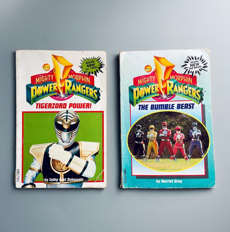 90's Mighty Morphin Power Rangers Books CHOOSE YOUR OWN - Etsy