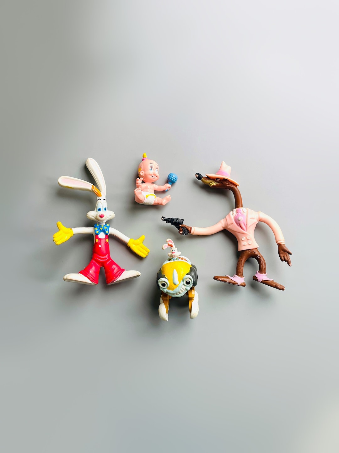 80's Roger Rabbit Bendy Figures, CHOOSE YOUR OWN, Vintage Who Framed ...