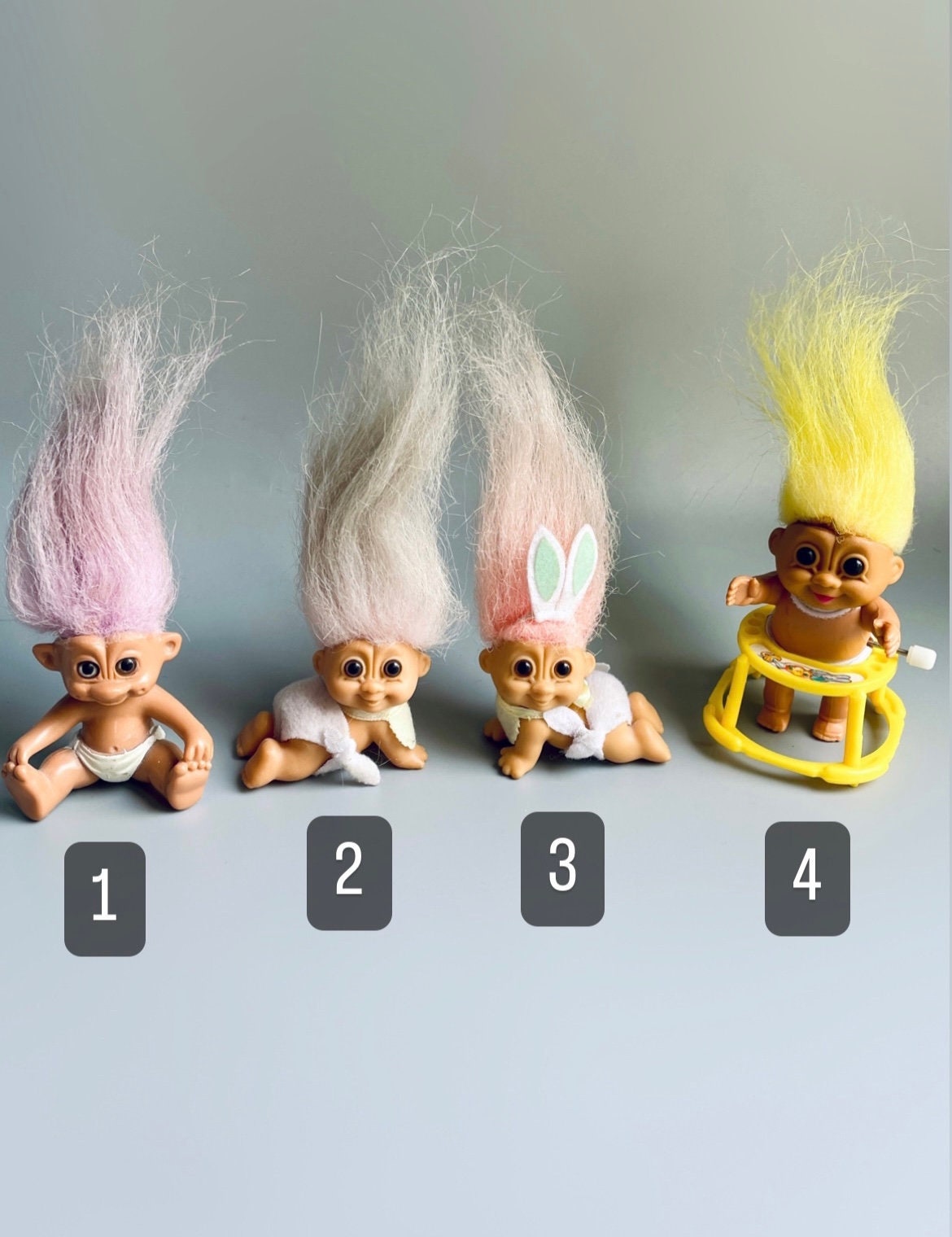 90's Russ Troll Babies - CHOOSE YOUR OWN - Vintage Troll Doll Baby in ...