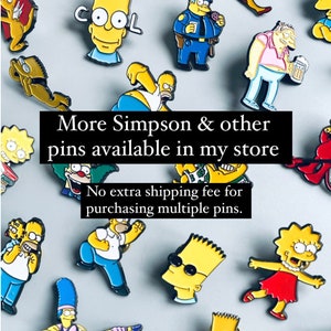 The Simpsons Vintage Button Badges, CHOOSE YOUR OWN, 90's the Simpsons ...
