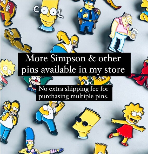 The Simpsons Vintage Button Badges, CHOOSE YOUR OWN, … - Gem