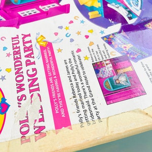 Polly Pocket Boxed Polly's Wonderful Wedding Party, Musical Dream ...