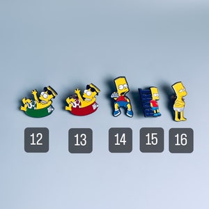 Vintage Bart Simpson Enamel Pin Badges, CHOOSE YOUR OWN, 90's Bart ...