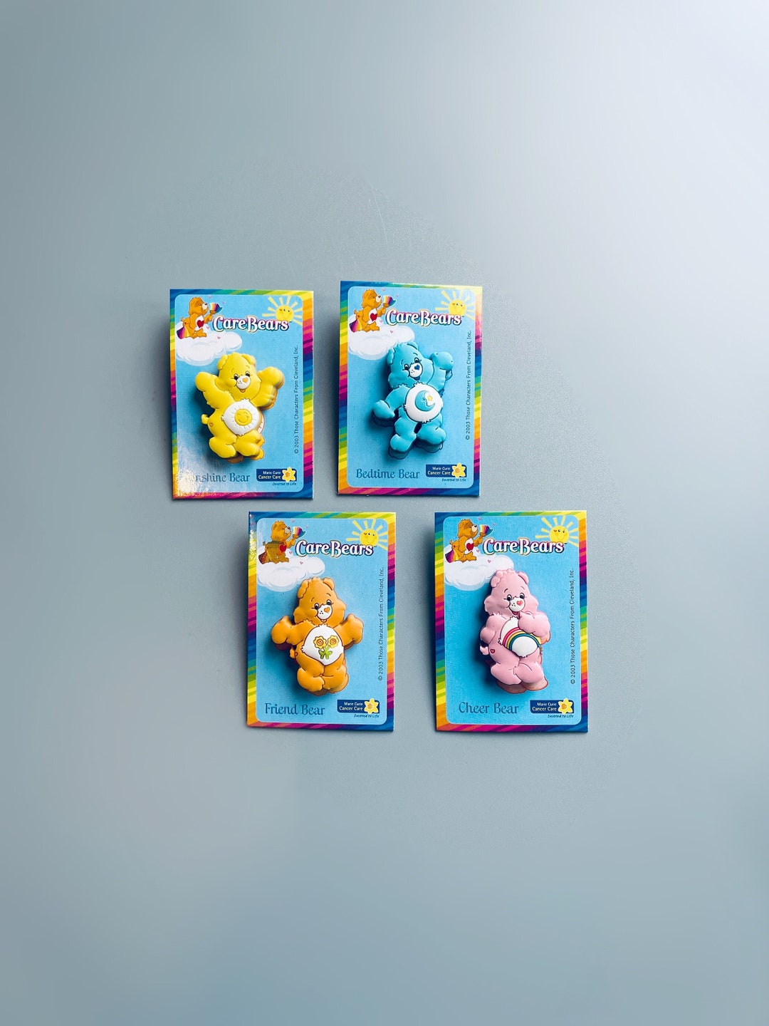 Vintage Care Bear Pin Badges, CHOOSE YOUR OWN, Care Bear Rubber Badges ...