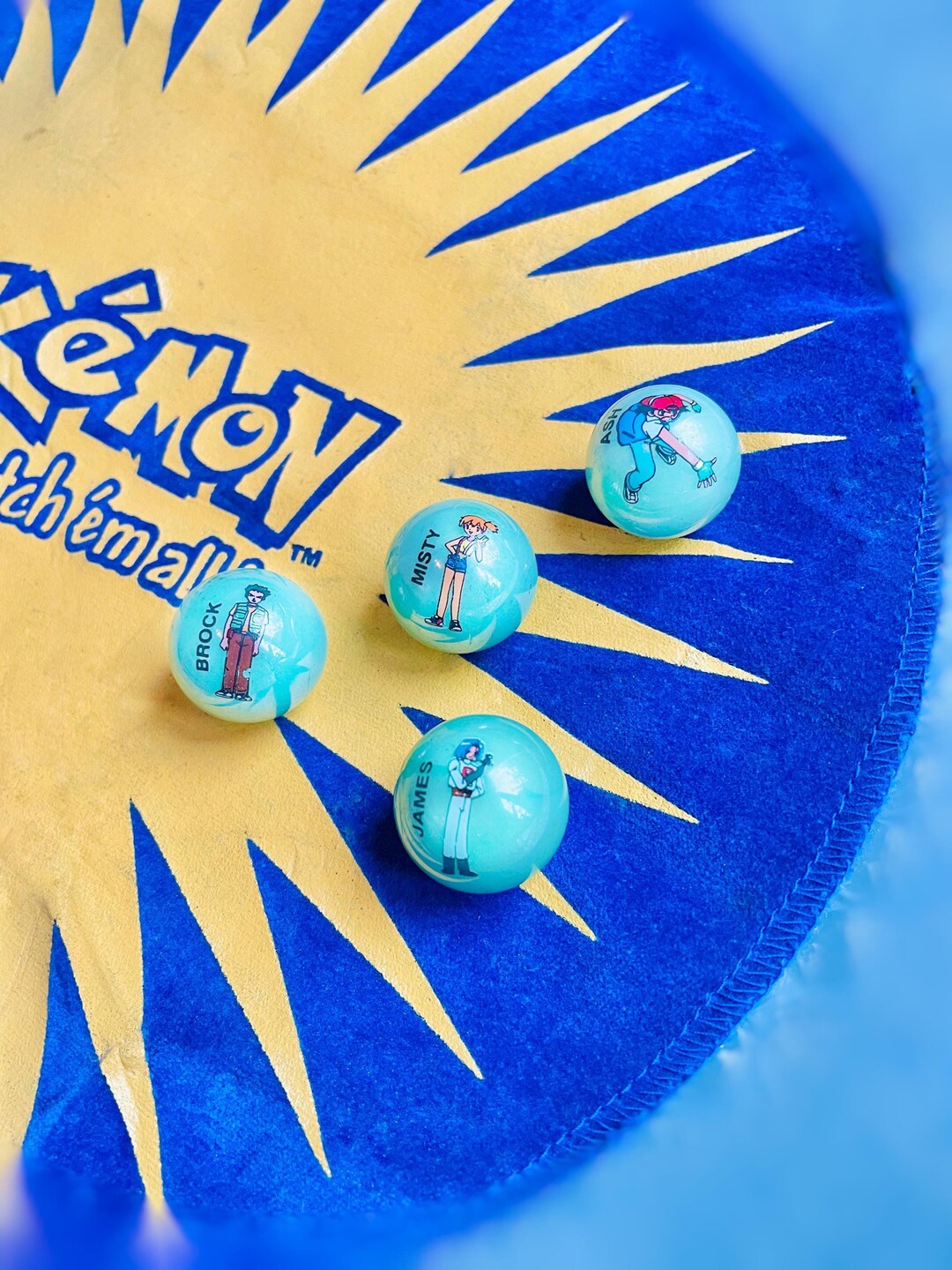 Pokemon Trainer Marbles, CHOOSE YOUR OWN, Vintage Pokemon Marbles, Ash ...