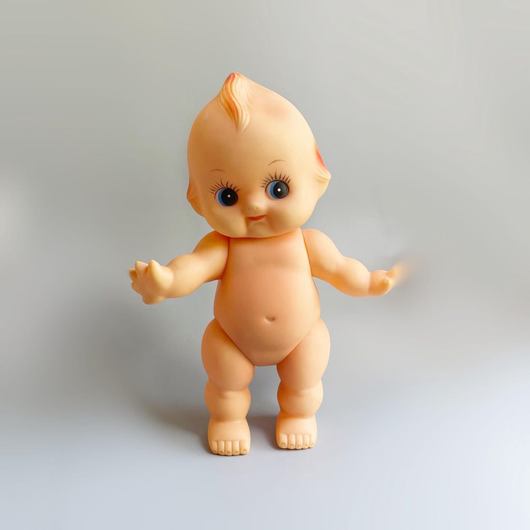 Vintage Kewpie Doll, Vintage Plastic Jointed Kewpie Baby Doll, 12 ...