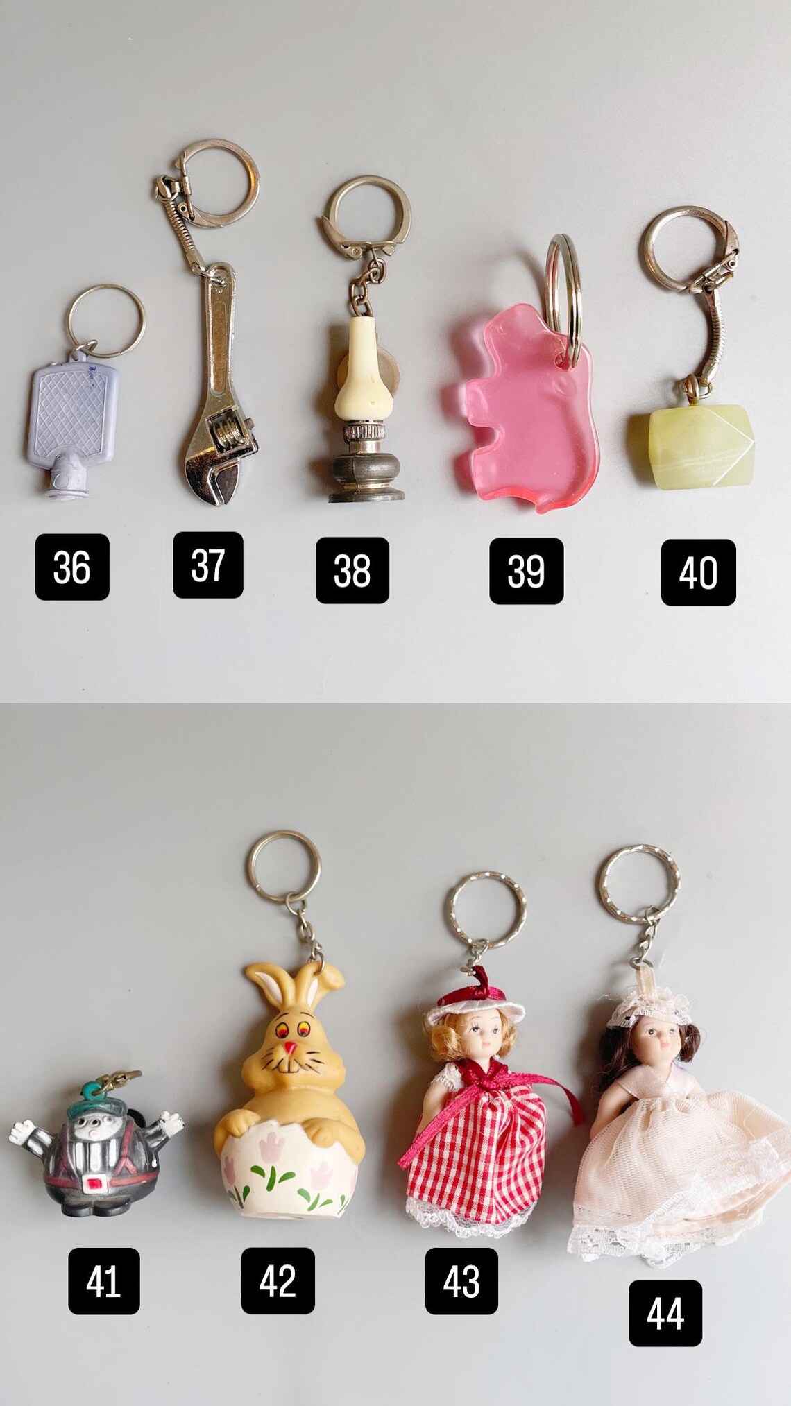 90’s Keychains- CHOOSE YOUR OWN- Nostalgic Keyrings, Novelty Food 80's ...