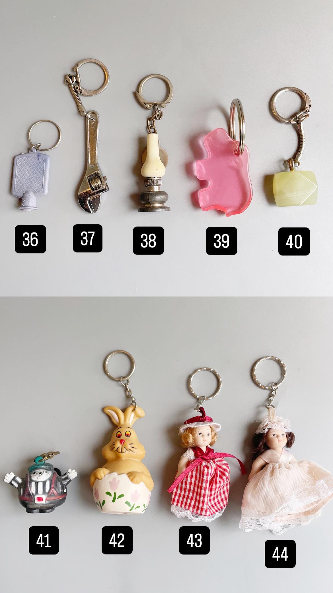90’s Keychains- CHOOSE YOUR OWN- Nostalgic Keyrings, Novelty Food 80's ...