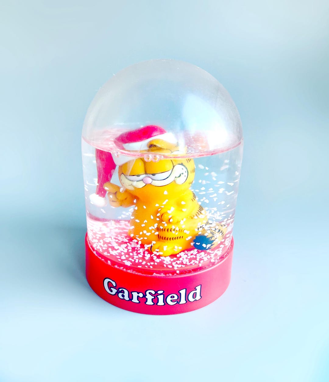 Vintage Garfield Snow Globe, Retro 80's Garfield Collectible, Garfield ...