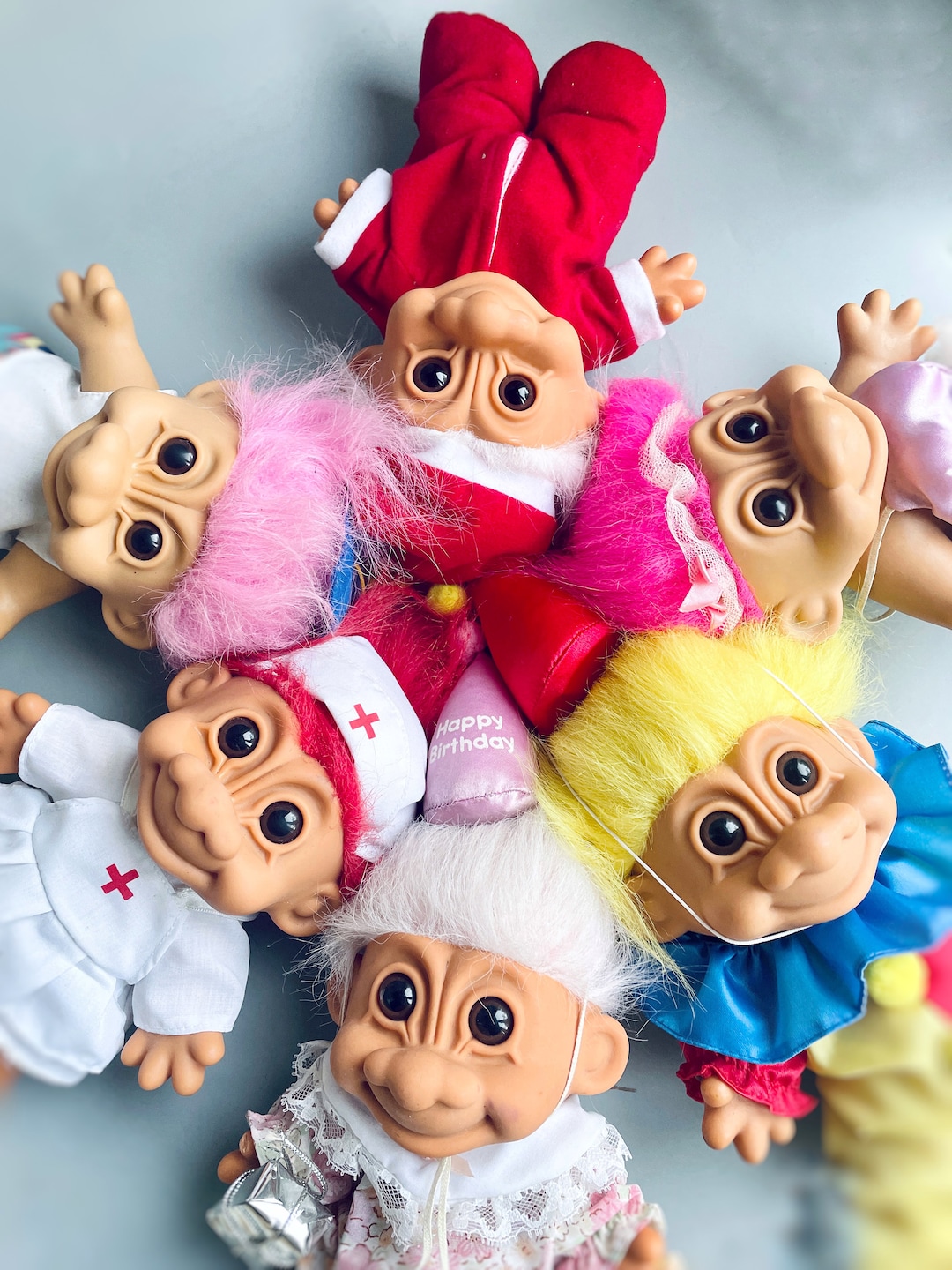 Large Russ Troll Doll CHOOSE YOUR OWN! Troll Nurse, Ballerina, Troll ...