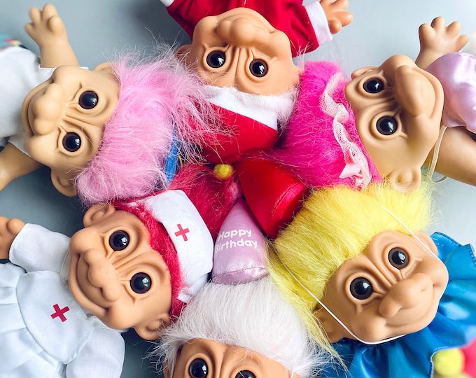 Large Russ Troll Doll CHOOSE YOUR OWN Troll Nurse, Ballerina, Troll ...
