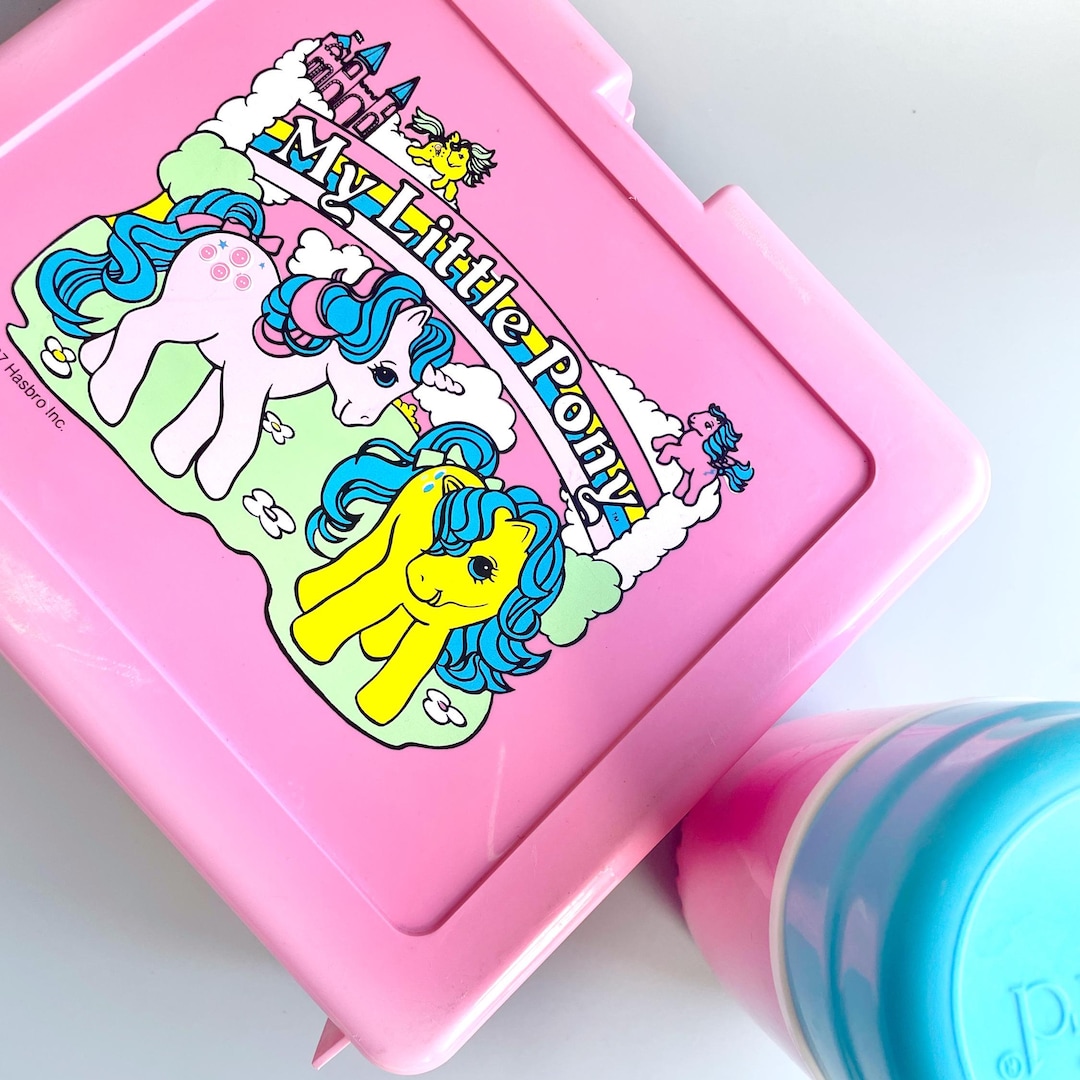 My Little Pony G1 Lunch Box and Flask, MLP Vintage 80's Kid's School ...