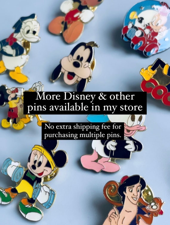 90's Esso Disney Pin Badges, Euro Disney Enamel Pins,… - Gem