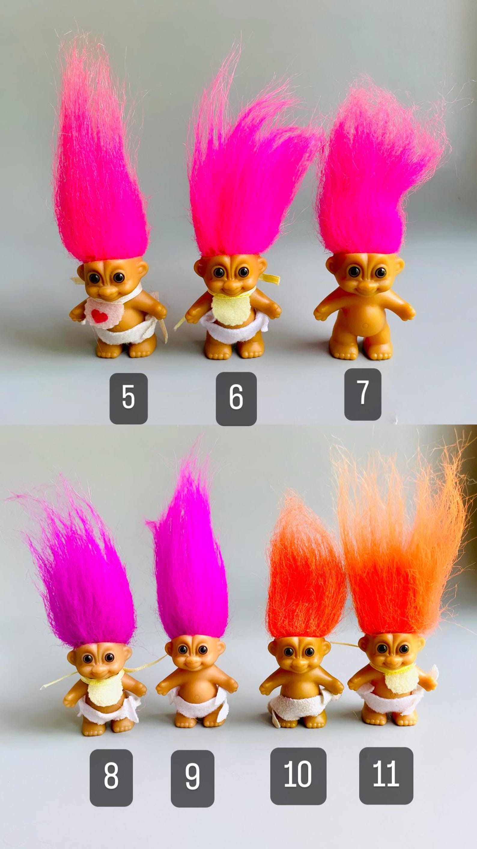 90's Russ Troll Babies - CHOOSE YOUR OWN - Vintage Troll Doll Baby in ...