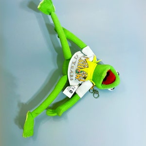 The Muppets 25th Anniversary Kermit Plush Keychain With T Shirt, Kermit ...