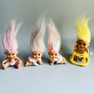 90's Russ Troll Babies CHOOSE YOUR OWN Vintage Troll Doll Baby in Nappy ...