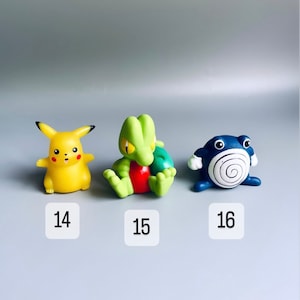 Pokemon Sliders, 90'S Pokemon Figures - CHOOSE YOUR OWN- 1999 Oddzon ...