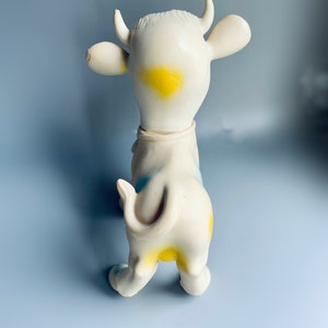 Vintage Cow Squeak Toy Doll, 60’s Kitsch Squeak Toy, Vintage Rubber Cow ...