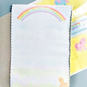My Little Pony G1 80'S Stationery Set, RARE Vintage My Little Pony ...