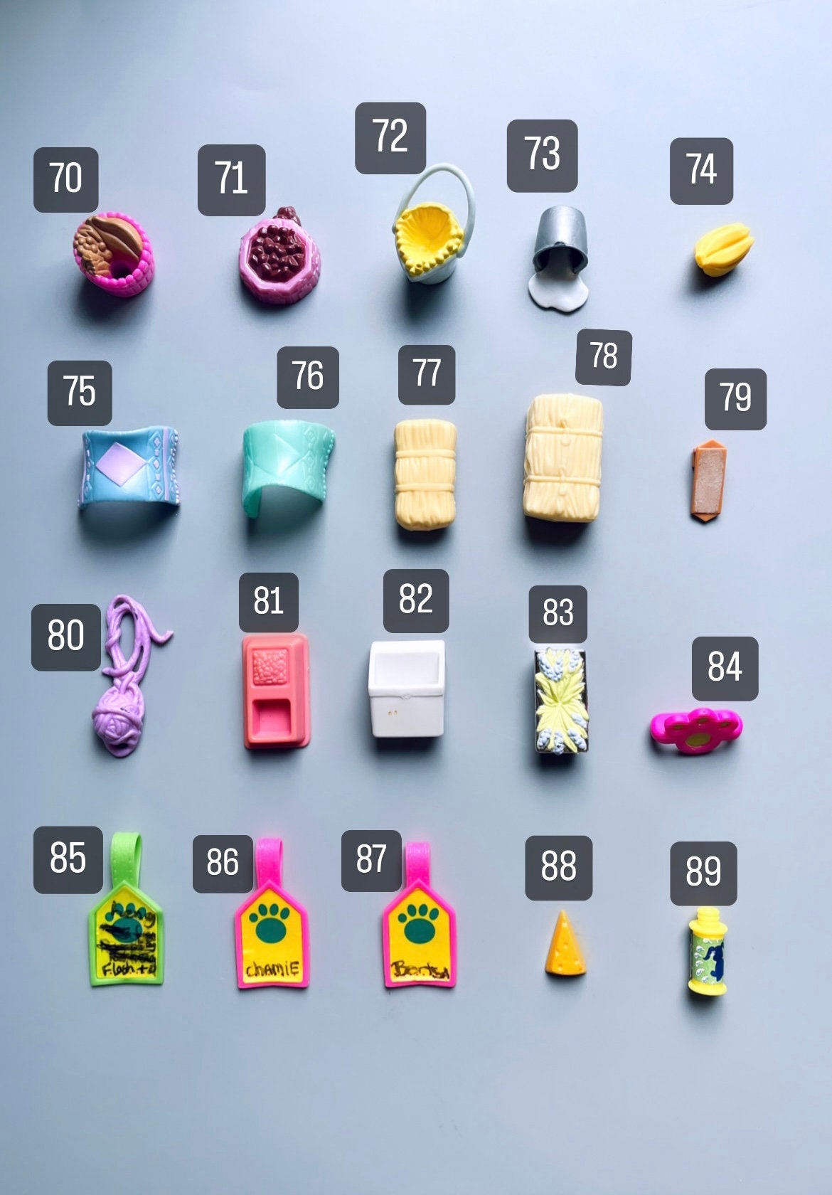 Kenner Littlest Pet Shop Accessories, CHOOSE YOUR OWN, 90's Lps Food ...