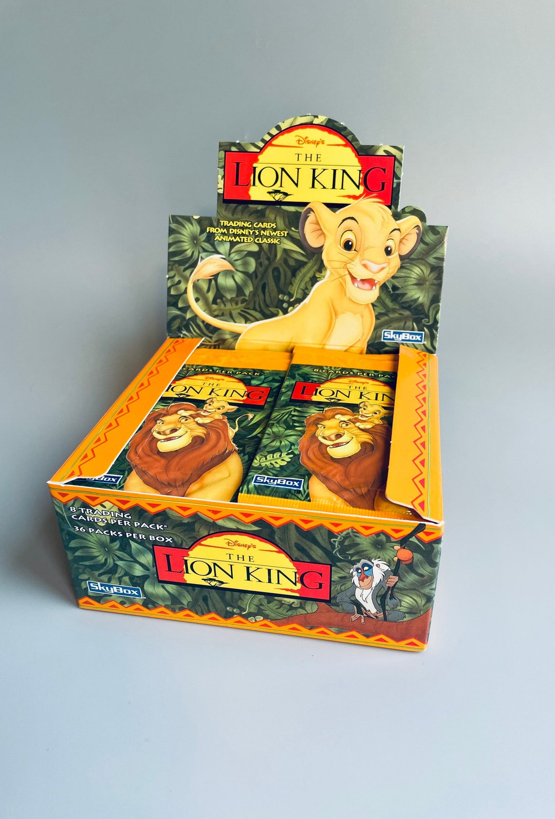 The Lion King Disney Sealed Trading Cards, Vintage 90’s Disney Trading ...
