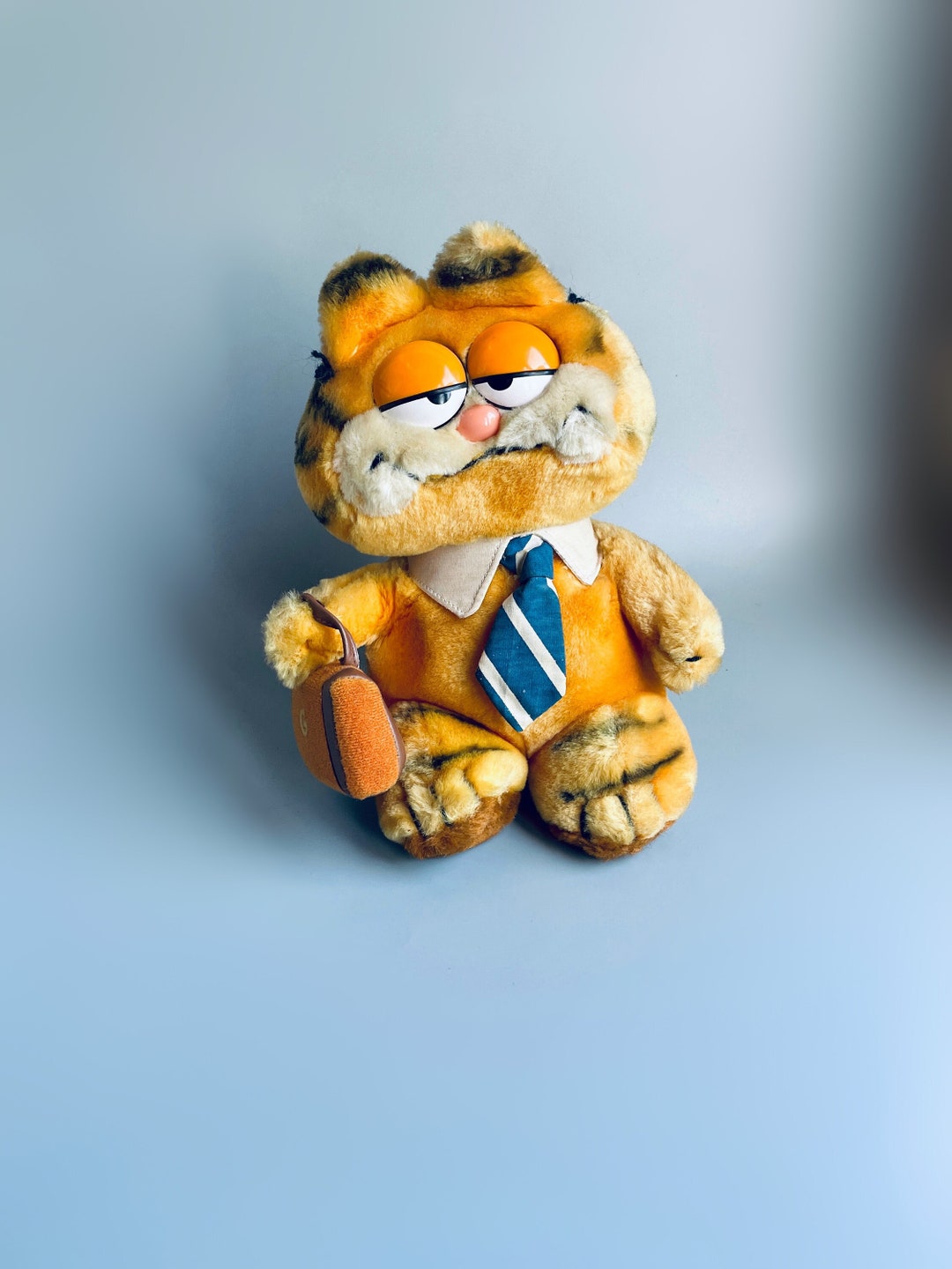 Garfield Business Man Plush Vintage Dakin 80's Garfield - Etsy