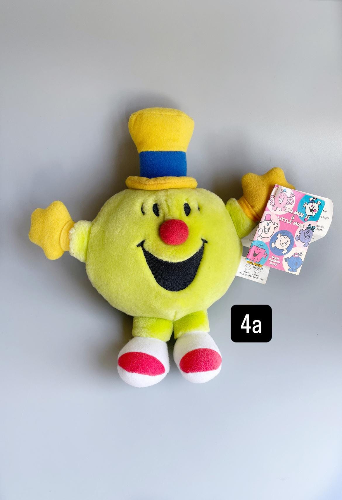 Mr Men Plush, CHOOSE YOUR OWN, Mr Happy Golden Bear 90's Retro Mr Men ...