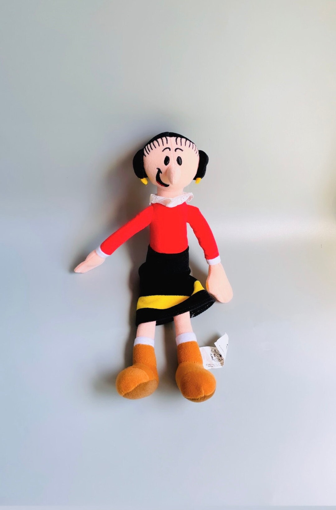 Popeye Olive Oyl Plush, 2003 Popeye Cartoon Vintage Plush Olive Oyl ...