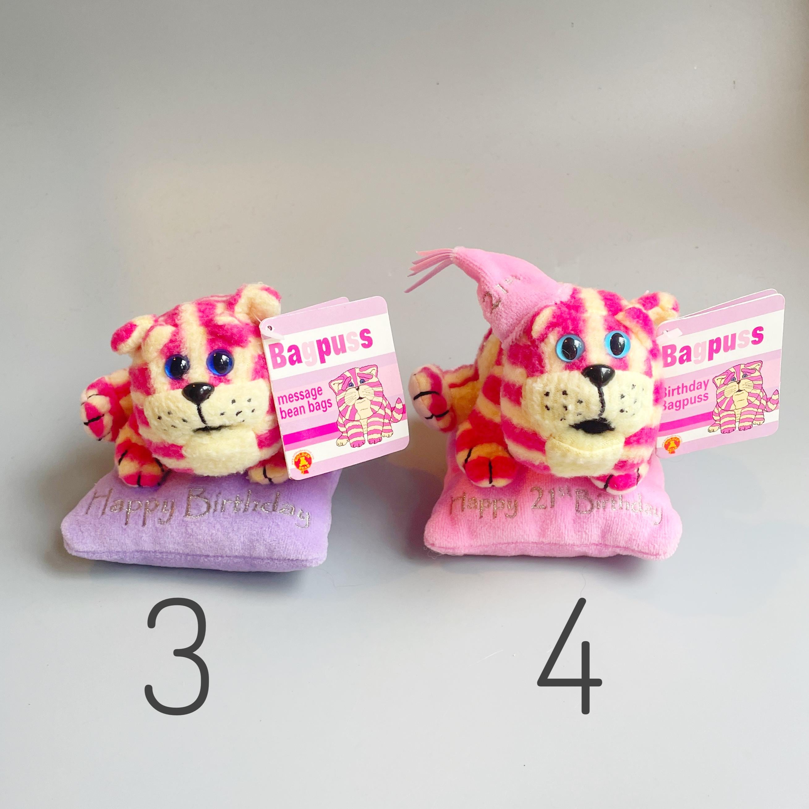 Vintage Bagpuss Plush Beanie, CHOOSE YOUR OWN, 2000's Peter Firmin ...