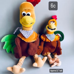 Chicken Run Plush Beanie, CHOOSE YOUR OWN, Mac, Babs, Rocky, Fowler ...