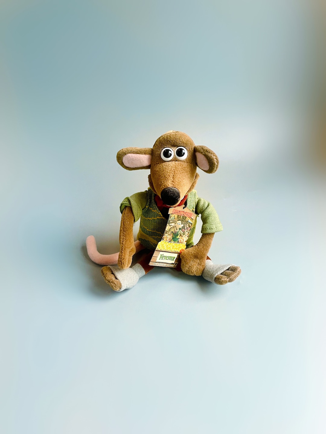 Chicken Run Fetcher Plush Beanie, Fletcher Rat Chicken Run Beanie Plush ...