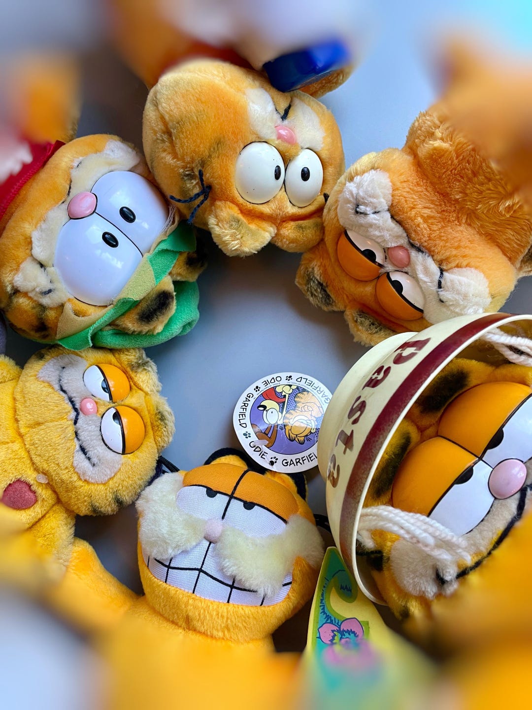 Vintage Garfield Plush, CHOOSE YOUR OWN, Retro 80's Garfield Plush ...