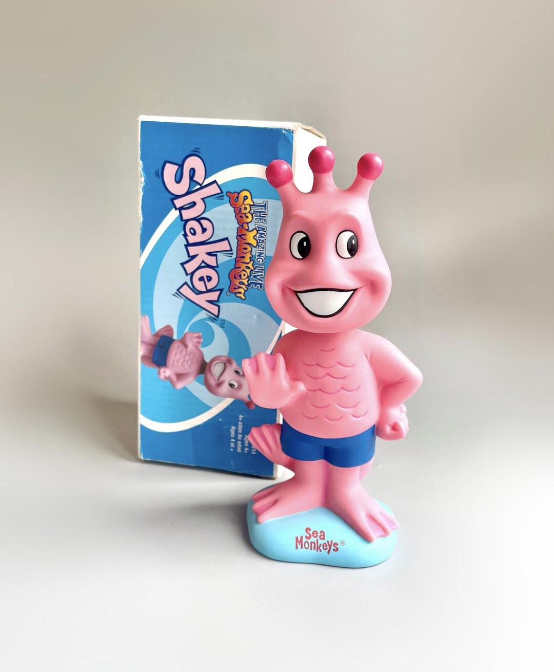 Vintage Sea-monkey Bobble Head, Whacky Wobbler the Amazing Live Sea ...