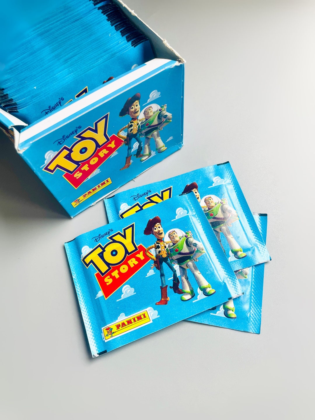 Toy Story Stickers Trading Cards, Disney Pixar Sealed 90's Panini ...