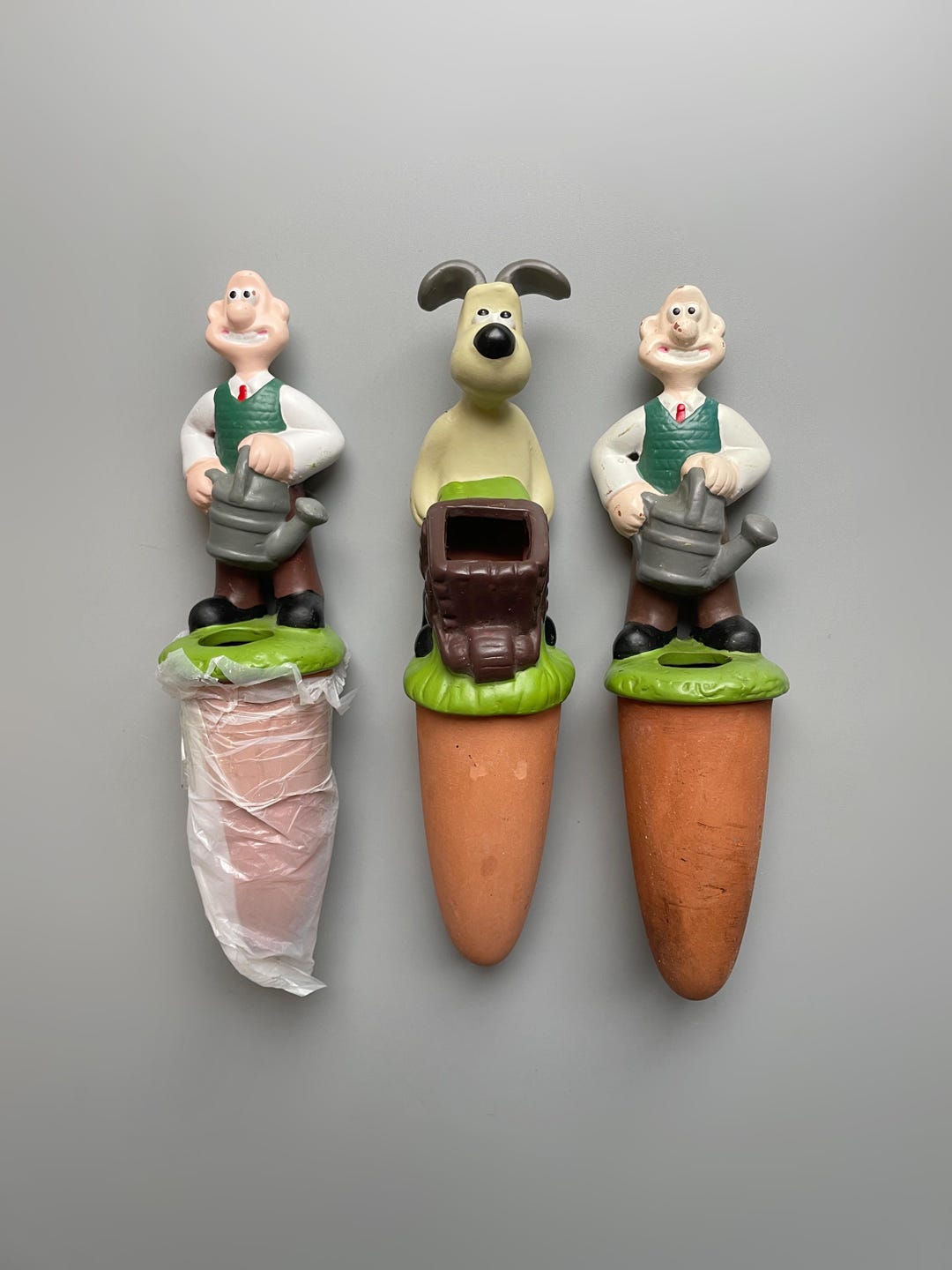 Wallace & Gromit Plant Waterers,choose Your Own, Wallace Gromit Vintage ...