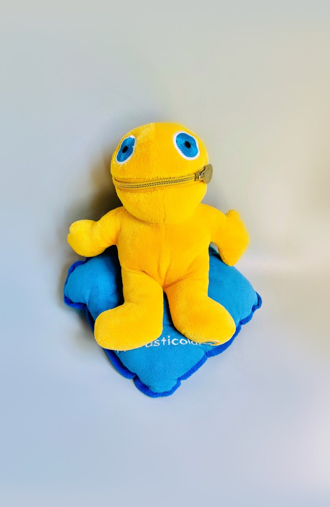 Rainbow Zippy Plush, Fantasticola Cushion Vintage Yellow Zippy Zip ...