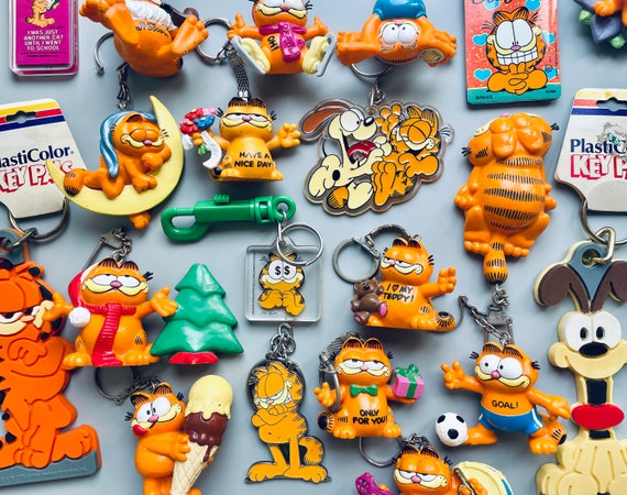 Vintage Garfield Keychains, CHOOSE YOUR OWN, Retro Ga… - Gem