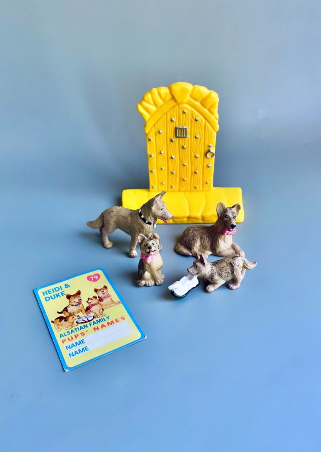Puppy in My Pocket Heidi & Duke COMPLETE Family 90's - Etsy