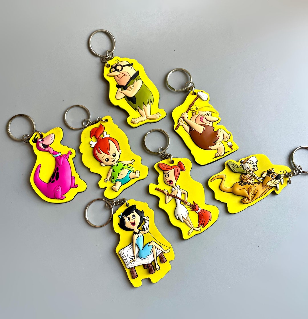 The Flintstones Keychains, CHOOSE YOUR OWN, Vintage 90's Flintstones ...