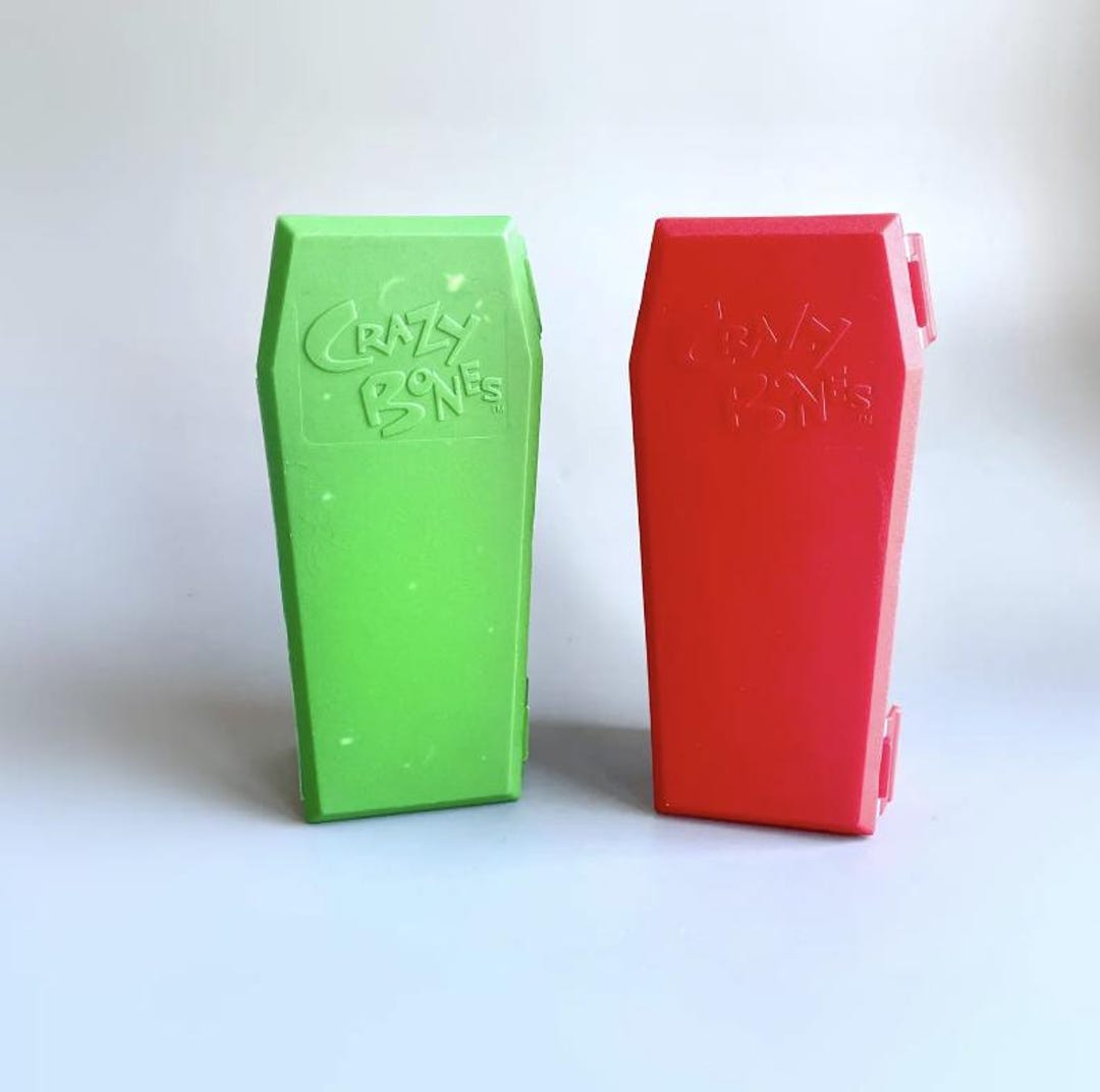 Gogo's Crazy Bones Storage Box Clip, Vintage Crazy Bones Coffin Box ...