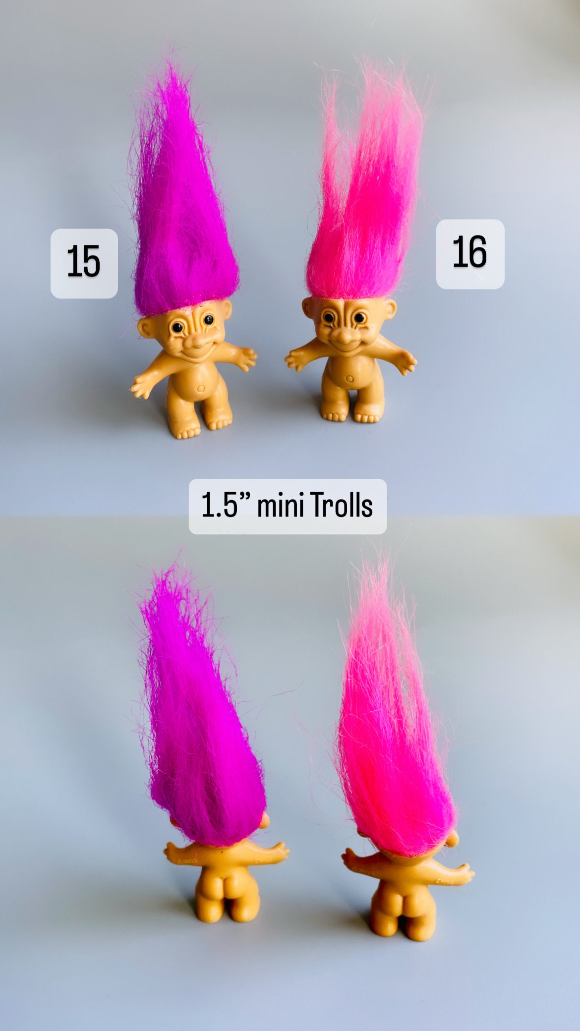 Small Russ Trolls, Dam Trolls | CHOOSE YOUR TROLL | Mini Troll Pencil ...