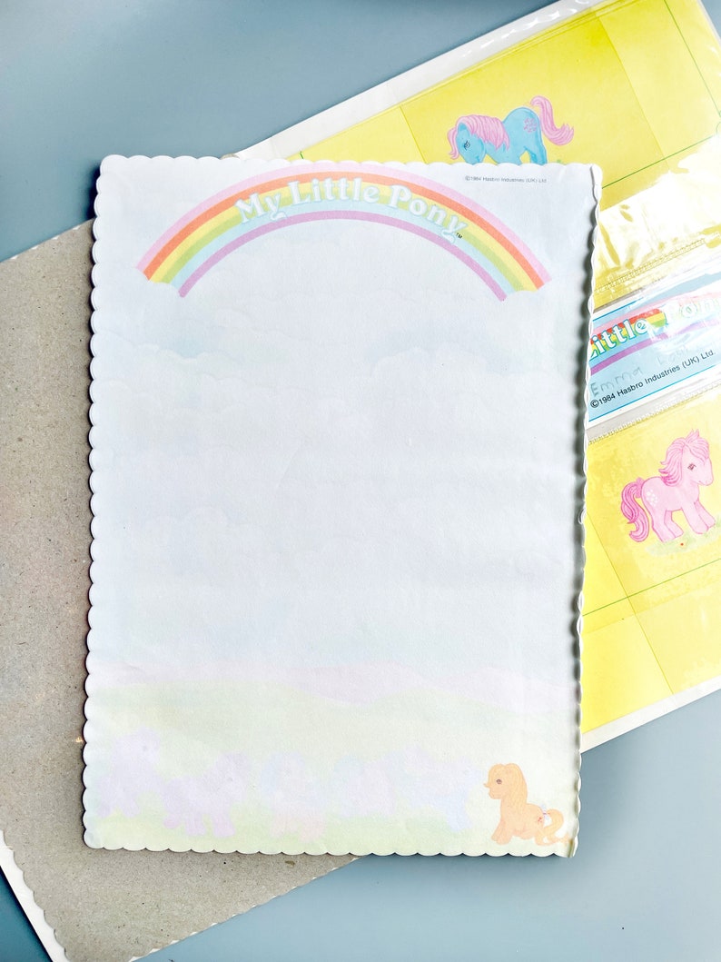 My Little Pony G1 80'S Stationery Set RARE Vintage My - Etsy