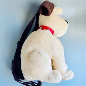 Wallace & Gromit Back Pack, Gromit Dog Zip up Rucksack, Plush Back Pack ...