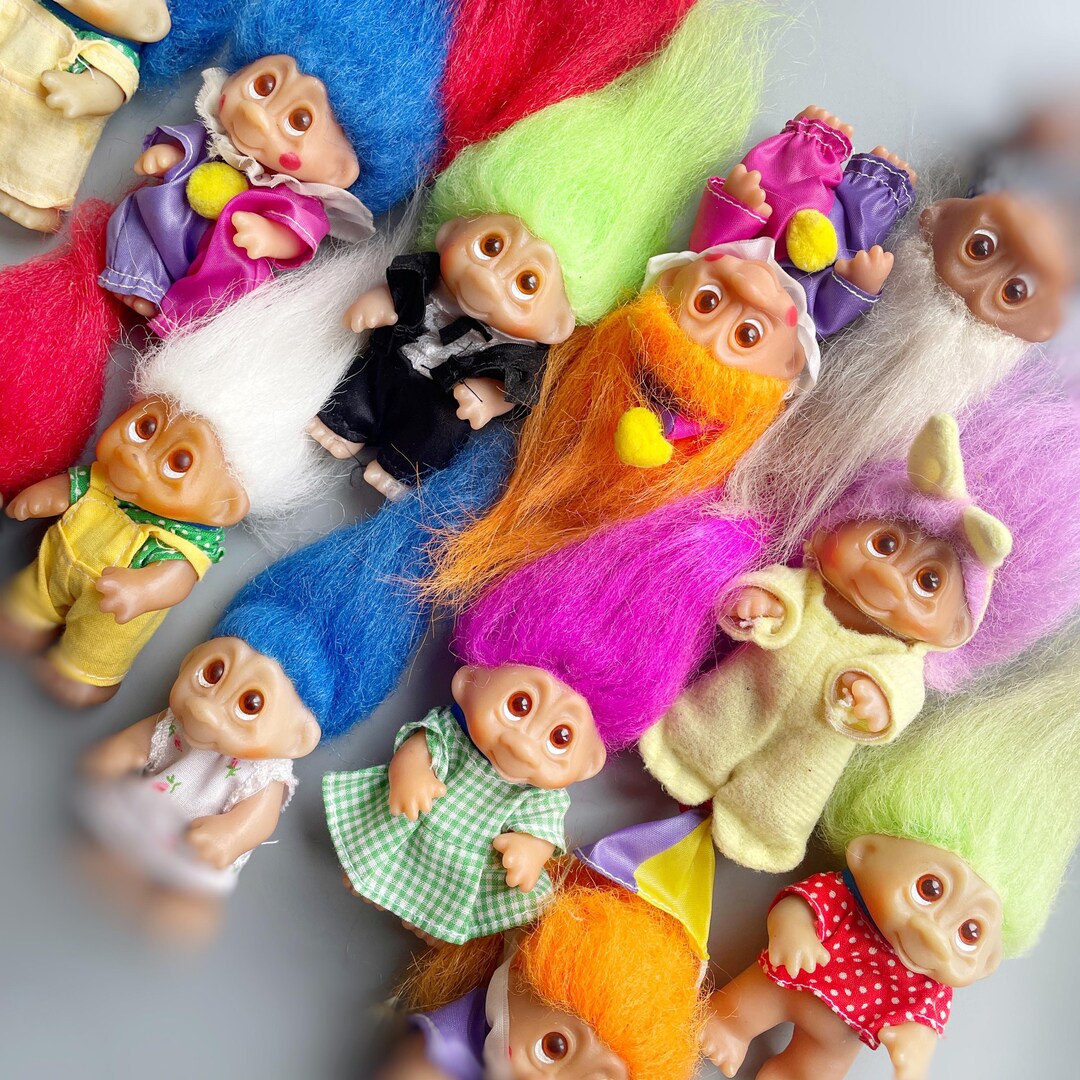 Dam Trolls CHOOSE YOUR OWN, Vintage Trolls, 3” Dam Trolls 80’s Thomas ...