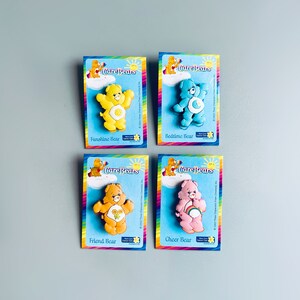 Vintage Care Bear Pin Badges, CHOOSE YOUR OWN, Care Bear Rubber Badges ...